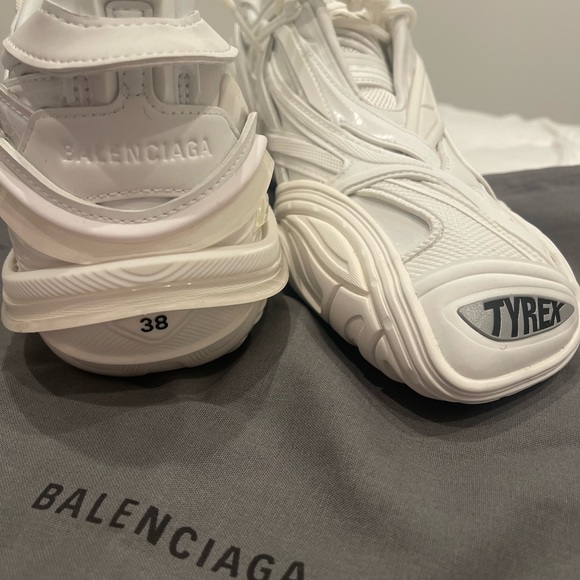 Balenciaga | Shoes | Authentic Balenciaga Tyrex White Sneakers | Poshmark